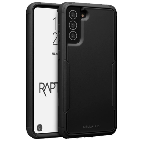 Cellairis Case - Rapture V2 - Samsung Galaxy S21 Black Natural Grain